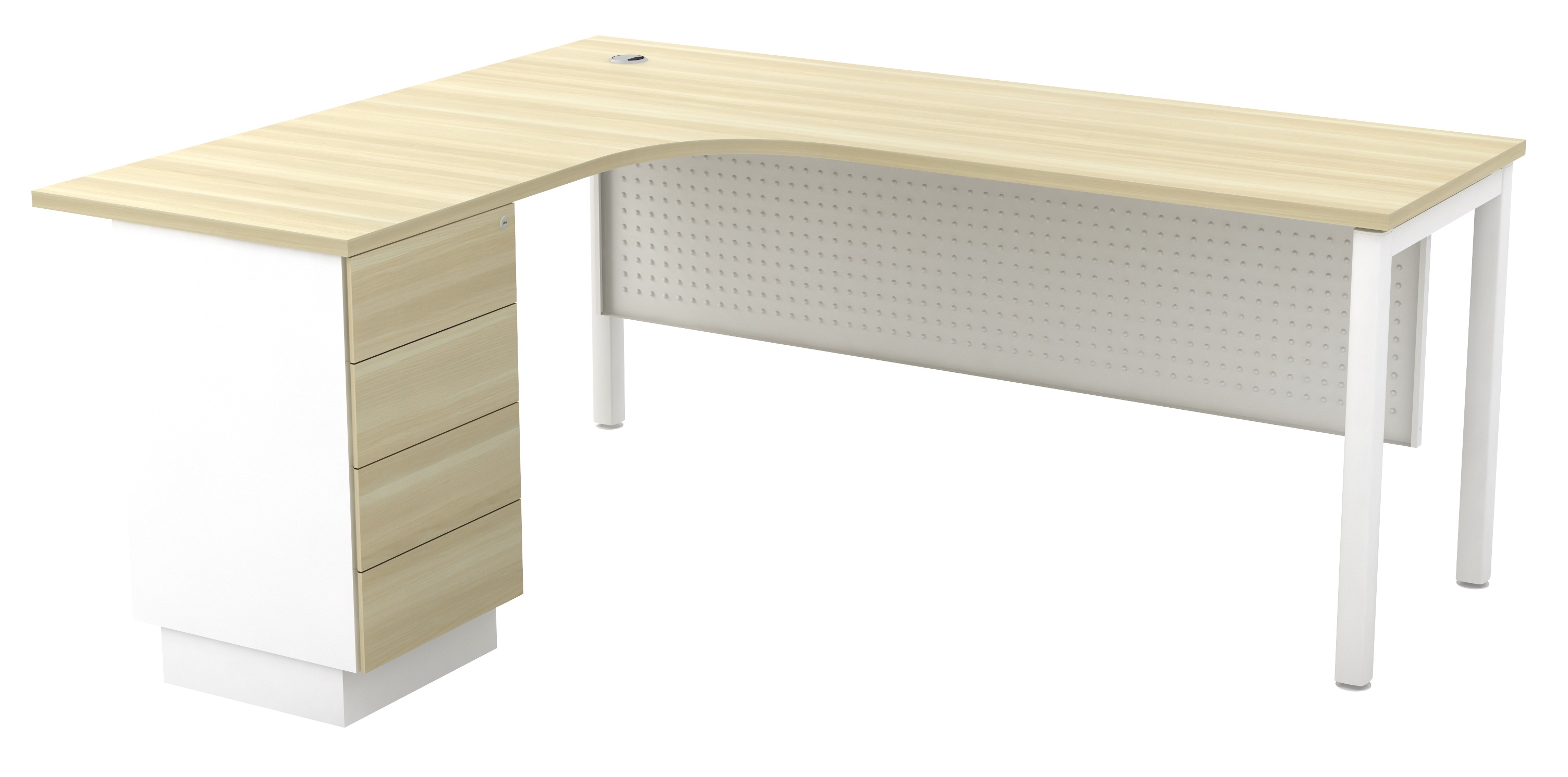 SL55-Series L Shape Table C/w Metal Front Panel Supplier Malaysia| SL55 ...